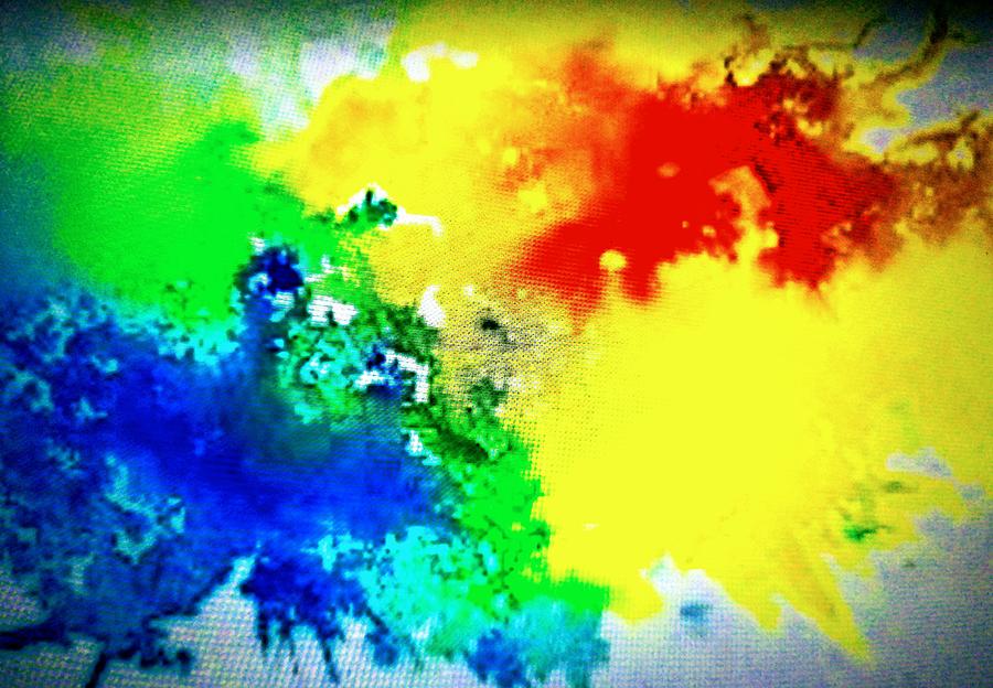 Abstract exploding sun Photograph by Bruce Matczak - Fine Art America