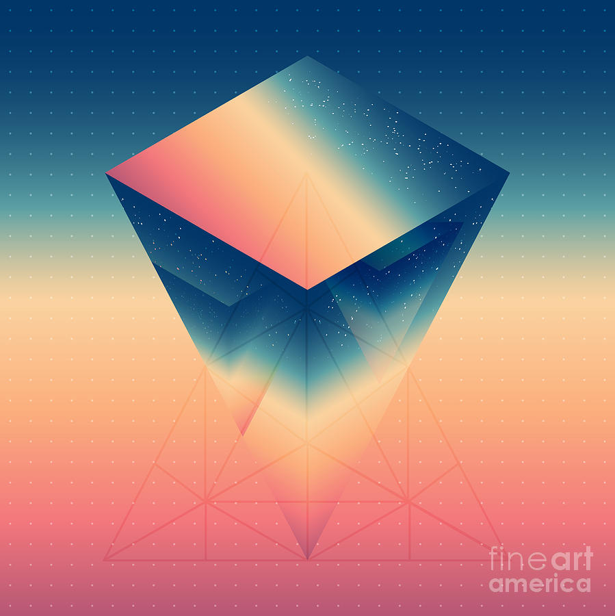 Abstract Isometric Prism Digital Art by Boris Znaev - Fine Art America Abstract Isometric Prism Digital Art by Boris Znaev - Fine Art America