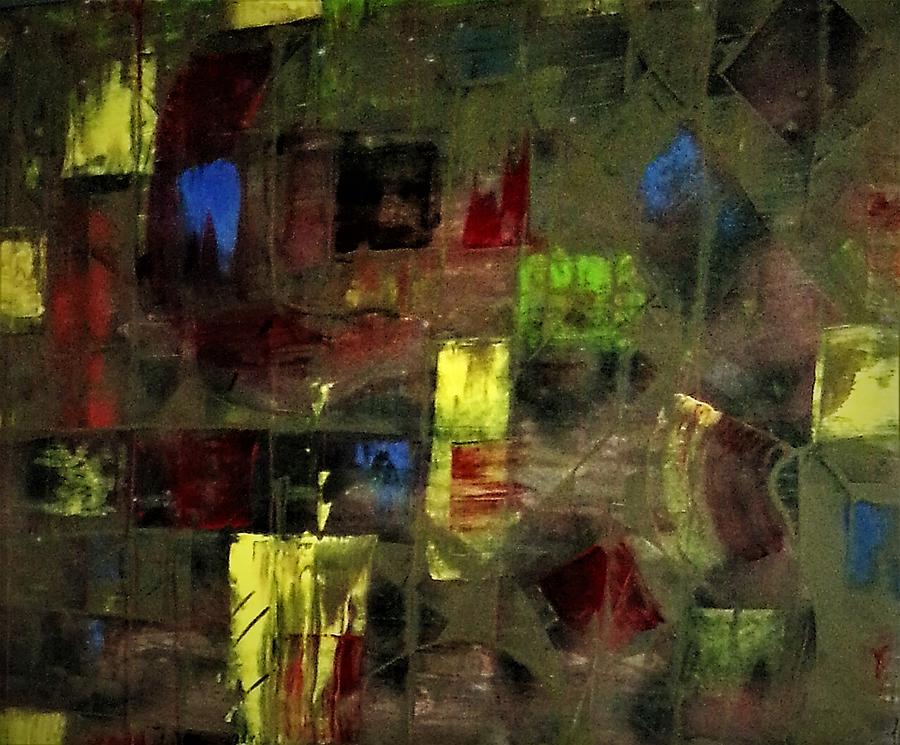 Abstract Patchwork Painting by Brant Hippard | Fine Art America