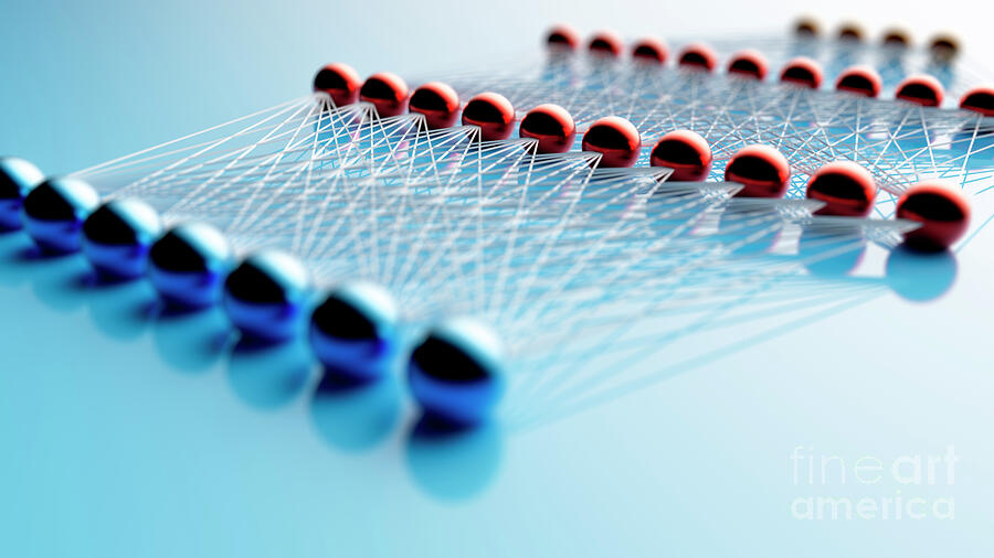 Ai Neural Network Topology Photograph by Thom Leach / Science Photo ...