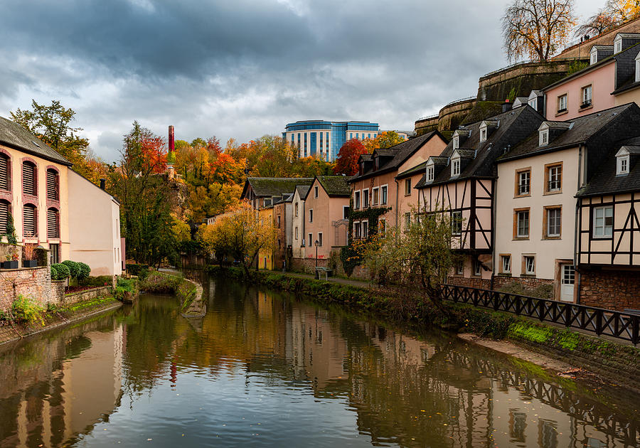 Alzette River, Old Town, Luxembourg Photograph by Hammad Ul Haq - Fine Art America