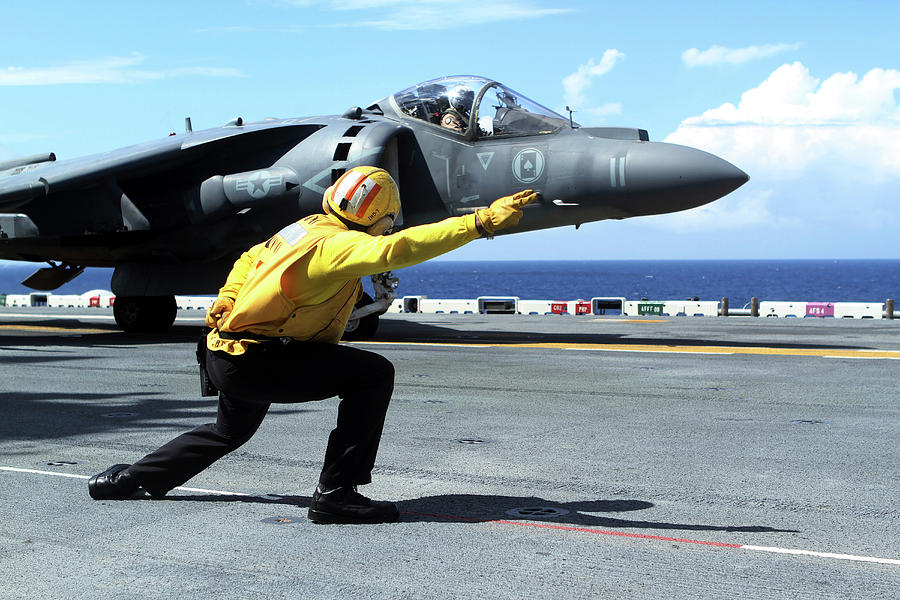 An Av 8b Harrier Jump Jet Takes Photograph By Stocktrek Images Fine