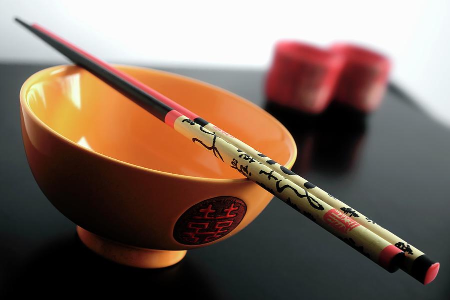 An Empty Bowl Of Rice And Chopsticks Photograph By Dr Martin Baumgärtner Fine Art America