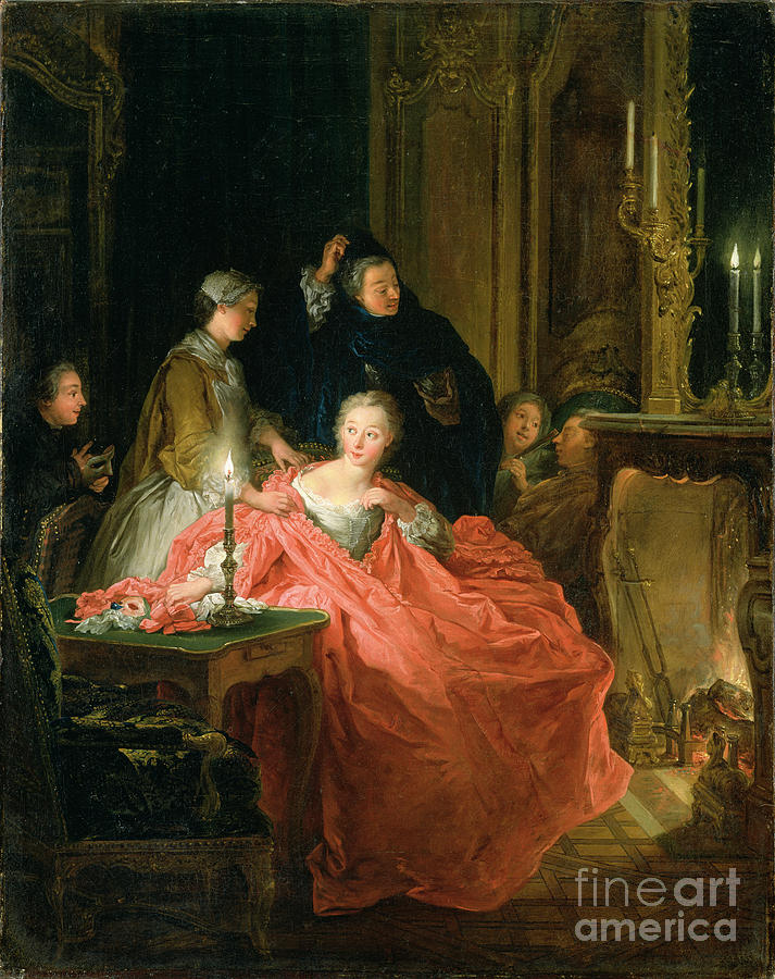 Apres Le Bal, 1735 Painting by Jean Francois De Troy - Fine Art America