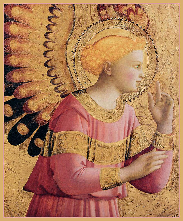 Archangel Gabriel Mixed Media by Vintage Lavoie - Fine Art America