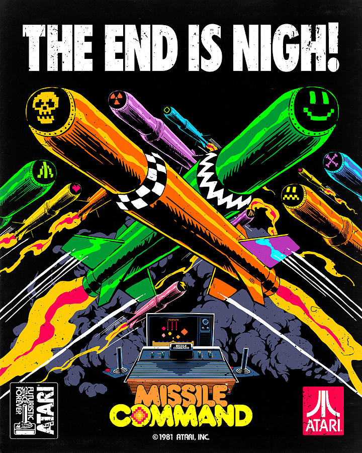 Atari X Missile Command (Edition #26) Digital Art by 50 Years of Atari ...