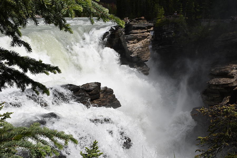 Athabasca Falls Photograph by Russ Rasmussen