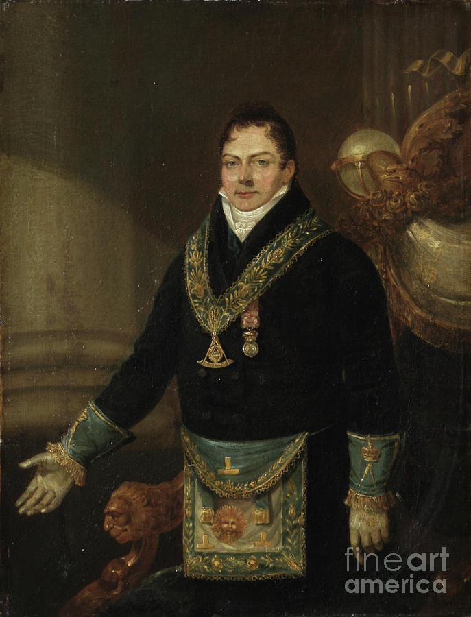 Augustus Frederick, Duke Of Sussex As Grand Master, 1827 Painting by J ...