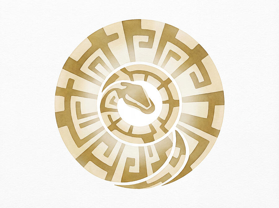 Ball Python Spiral Painting by James Halvik - Fine Art America
