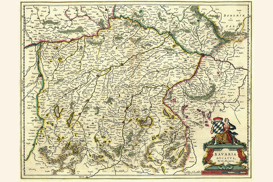 Bavaria, Germany Painting by Willem Janszoon Blaeu (Blau) - Fine Art America