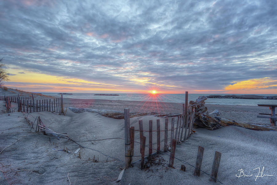Beach Sundown Photograph by Fivefishcreative - Fine Art America