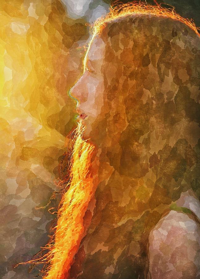 Beautiful Woman Divinely Lit Photograph By Elliot Mazur Fine Art America