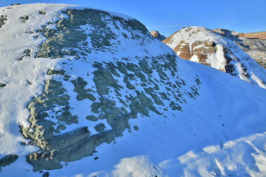 Blown Snow Atop Ruby Mountain Photograph by Ray Mathis - Fine Art America