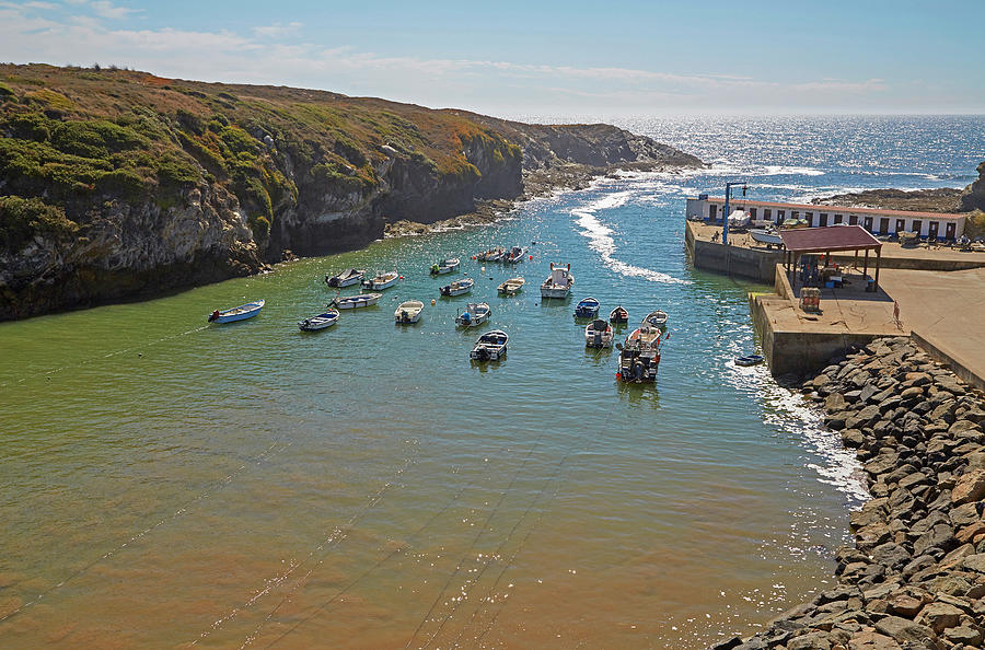 Boatsat Porto Covo Port, District Setubal, Alentejo, Portugal, Europe ...