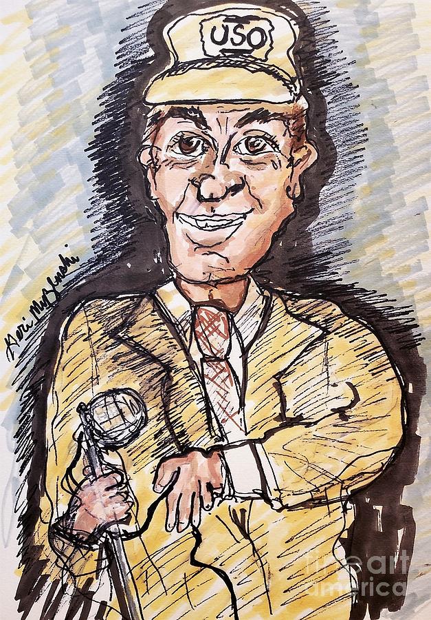 Bob Hope Uso Tour Mixed Media By Geraldine Myszenski