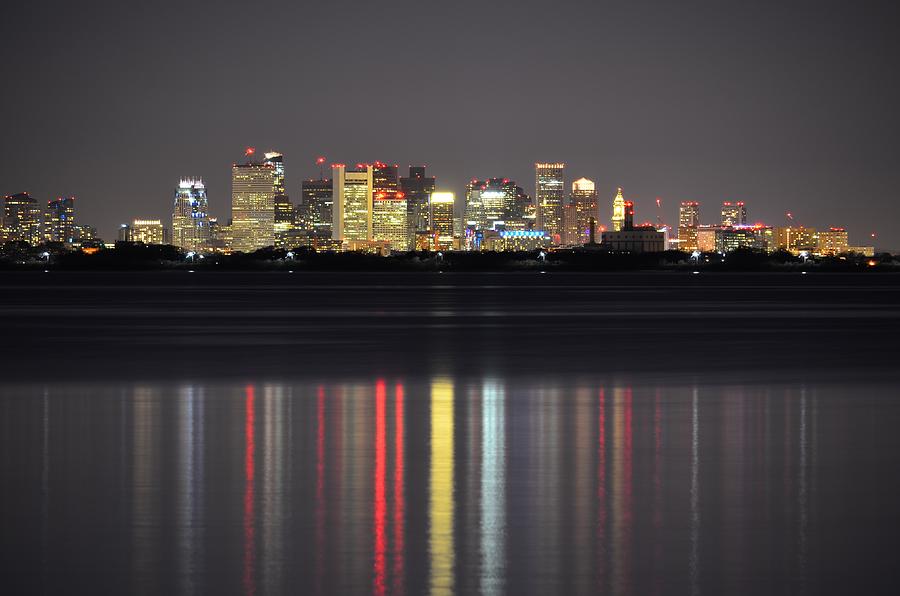 Boston lights Photograph by Patrick Boots | Pixels