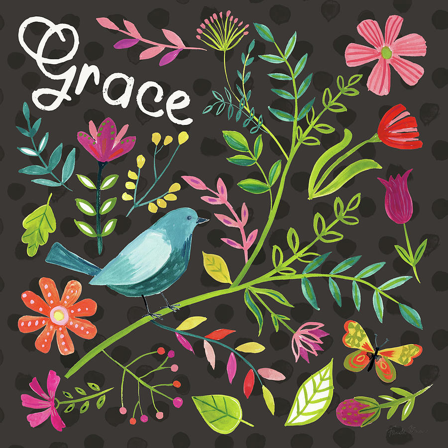 Budding Beauty Iv Dark Painting by Farida Zaman - Fine Art America