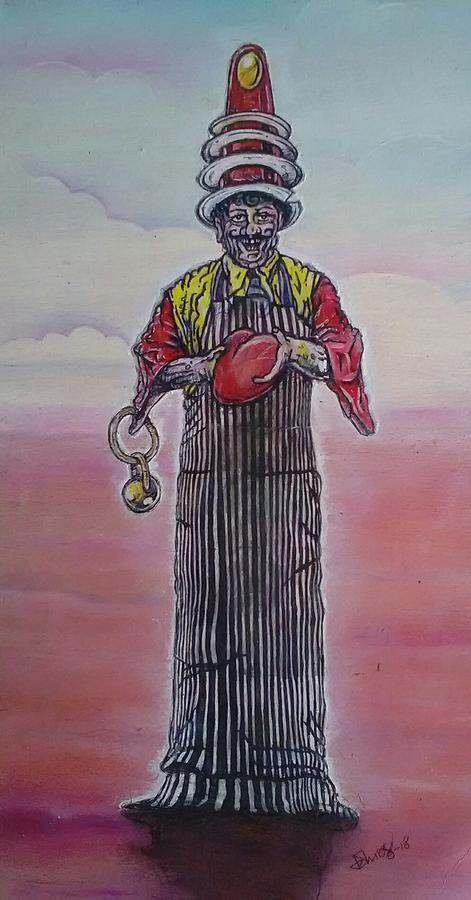 Butchered heart Mixed Media by John Howarth - Fine Art America