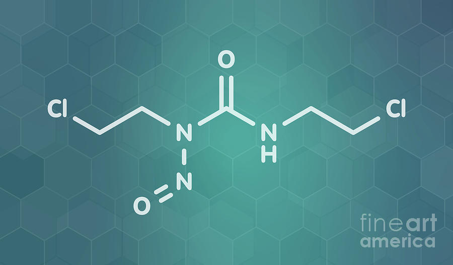 Carmustine Cancer Drug Molecule Photograph by Molekuul/science Photo ...
