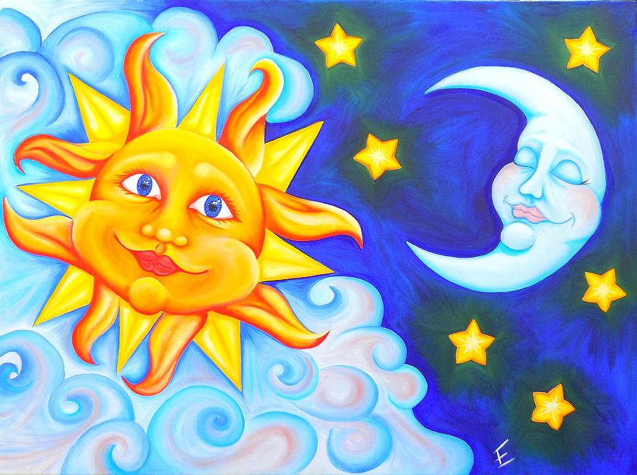Celestial Painting by Erin Chaisson Harrison | Fine Art America
