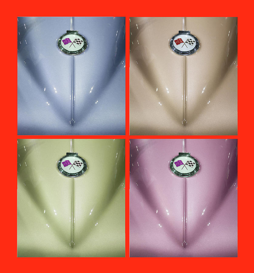 Chevrolet Corvette Stingray Quad Pattern 3 Photograph by Peter Lloyd ...