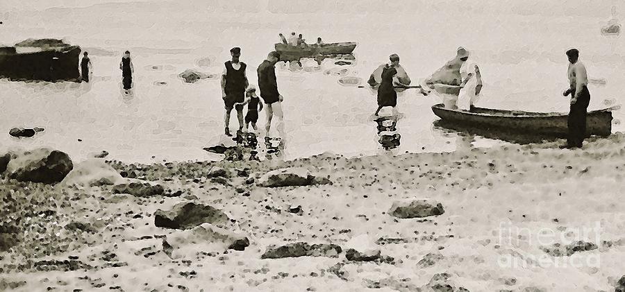 Clam Diggers Photograph by Anthony Pelosi | Fine Art America