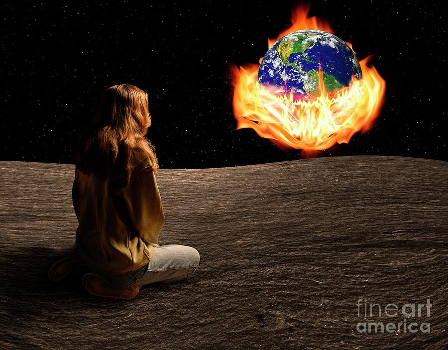 Climate Change Despair Photograph by Victor De Schwanberg/science Photo ...