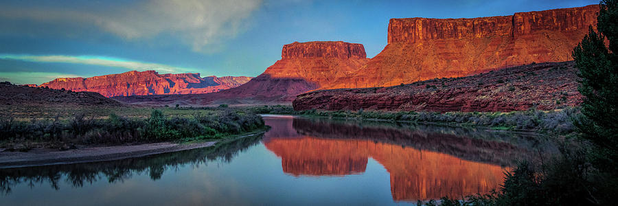 Colorado River Reflection - Panorama Photograph by Paul LeSage | Fine ...