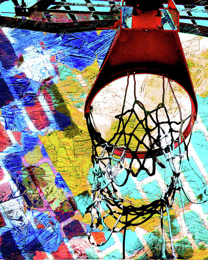 Colorful basketball art vs 137 Digital Art by Takumi Park - Fine Art ...
