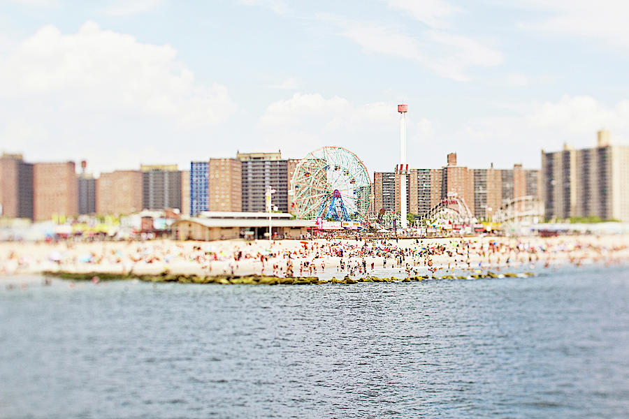 Coney Island Beach, Brooklyn, New York, Usa Digital Art by Steve ...