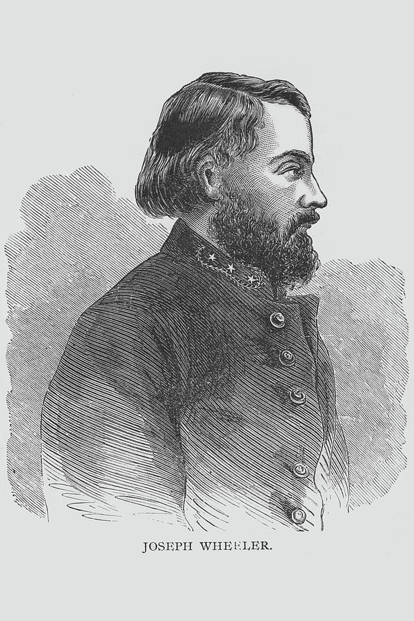 Confederate Cavalryman Joseph Wheeler Painting by Frank Leslie - Fine ...