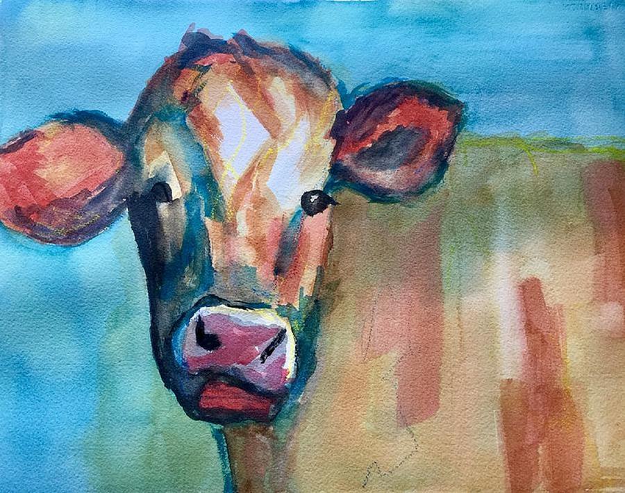 Contented Painting by Theresa Carollo - Fine Art America