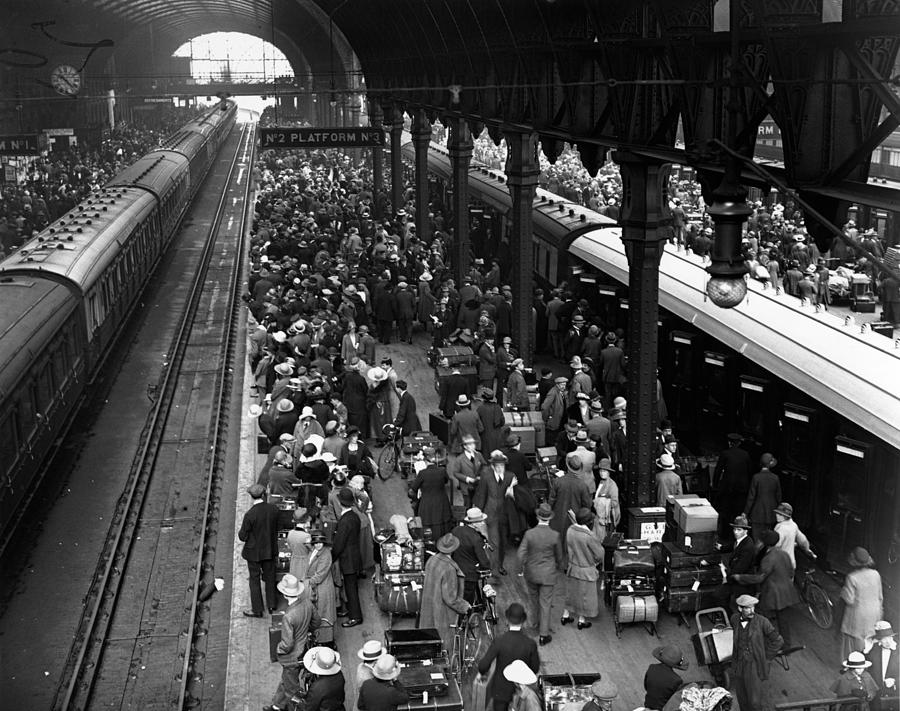 Crowded Platforms by E. Bacon