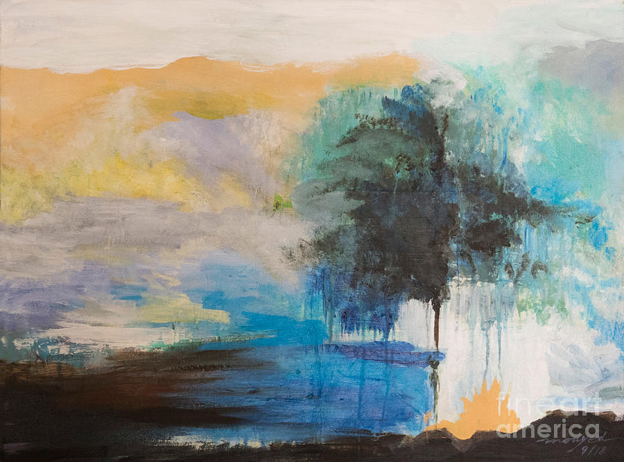 Crying Tree Painting by Moayed Shlemon - Fine Art America