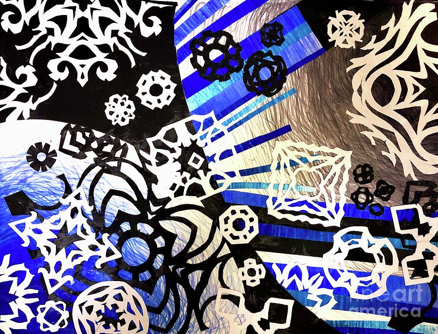 Crystal Night Mixed Media by Ally Spray - Fine Art America