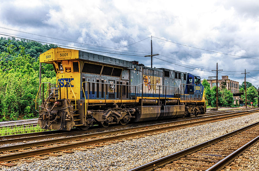 CSX GE AC60CW Locomotive No 5001 Photograph by Mark Summerfield - Pixels