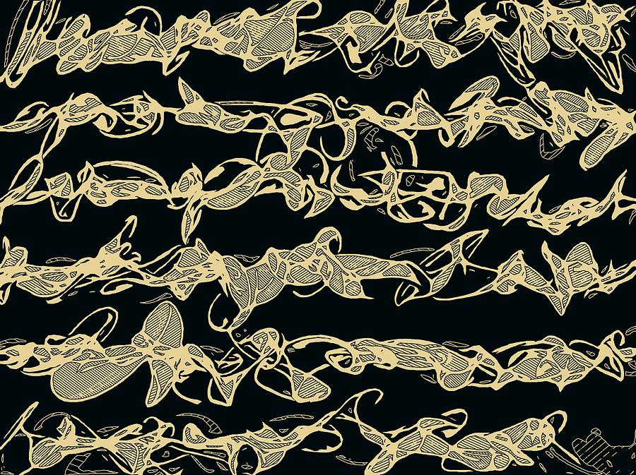 Cursive Script Drawing by Philip Openshaw - Fine Art America