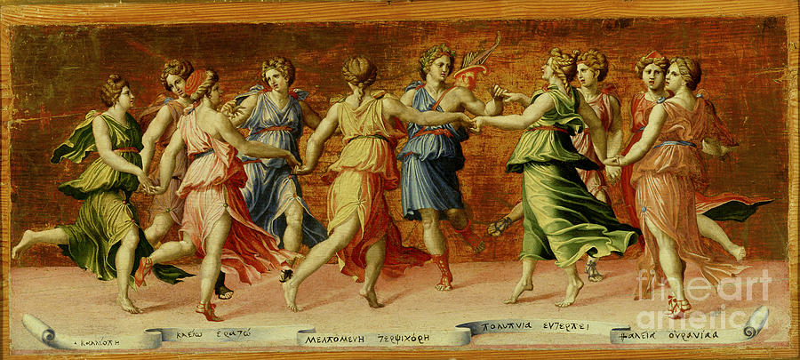 Dance Of Apollo With The Nine Muses Painting by Baldassarre Peruzzi - Fine Art America