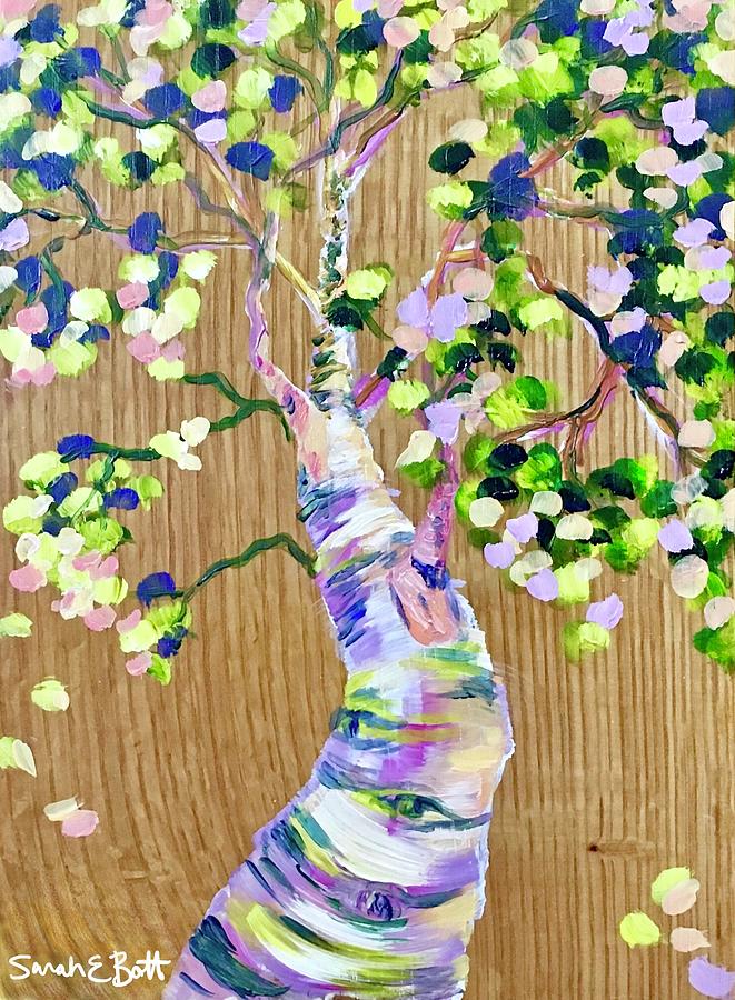Dancing Tree Painting by Sarah E Bott - Fine Art America