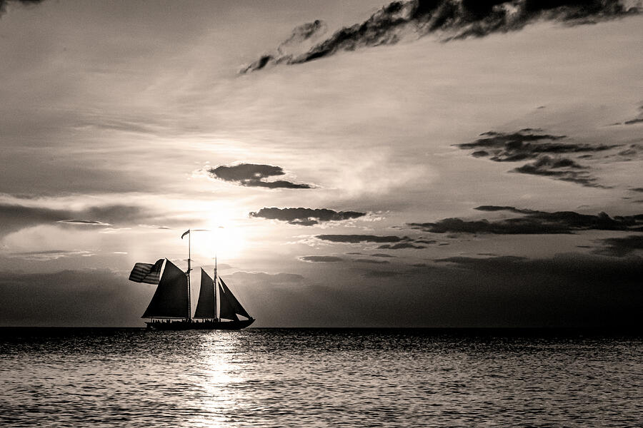 Dark Ship Passing Photograph by Suzy Quigley - Fine Art America