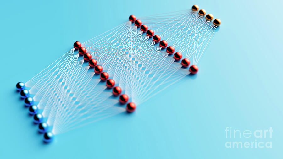 Deep Feed Forward Ai Neural Network By Thom Leach Science Photo Library