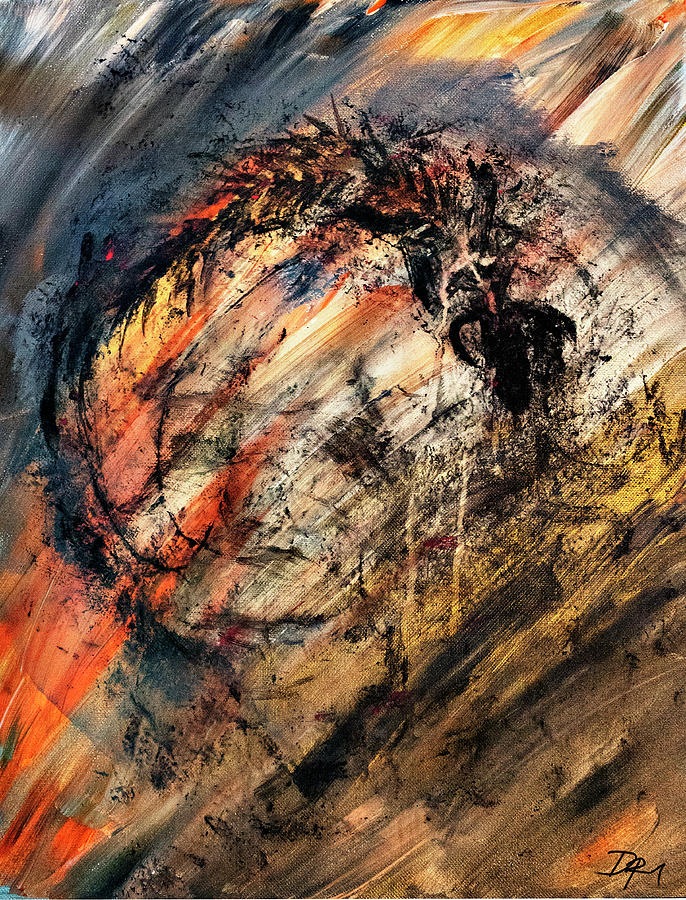 Demon Painting by Dea Poirier - Fine Art America