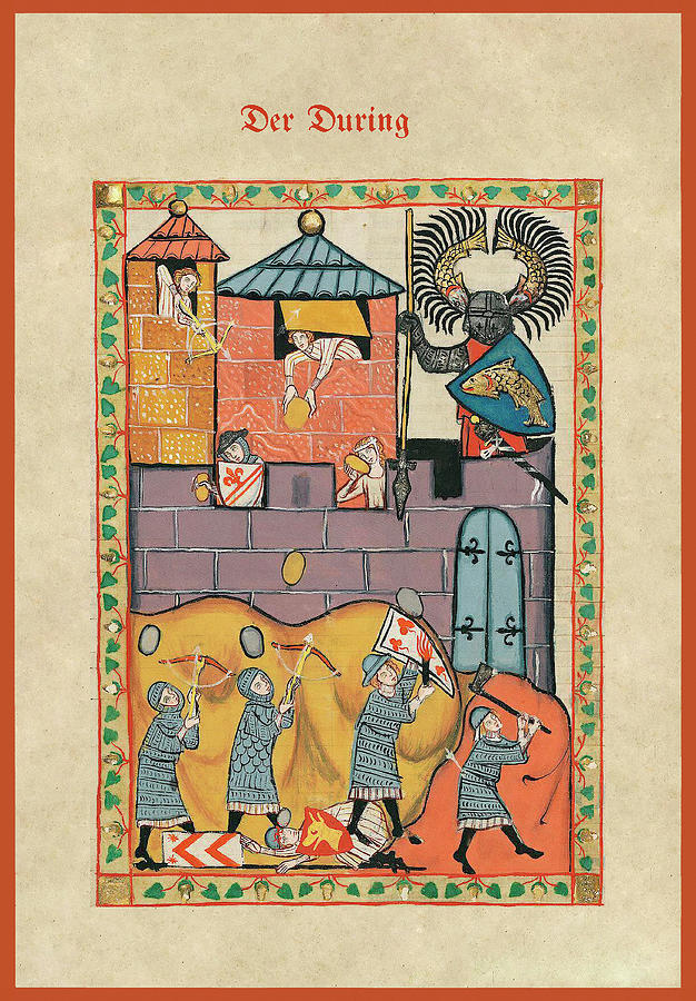 Der During Painting by Codex Manesse - Fine Art America