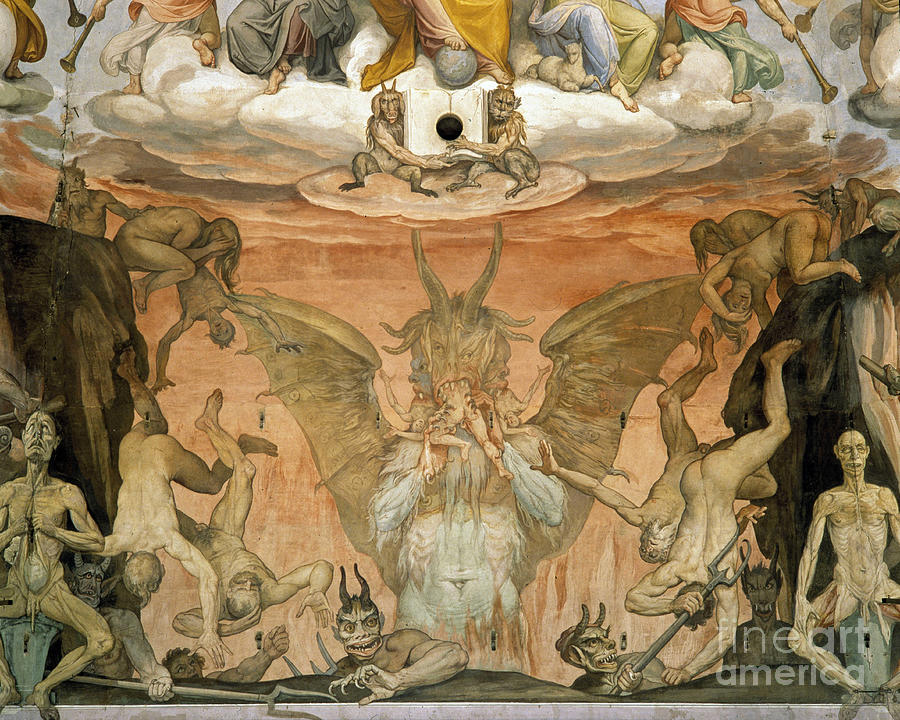 Detail Of The Cupola Of The Duomo Santa Maria Del Fiore In Florence C ...