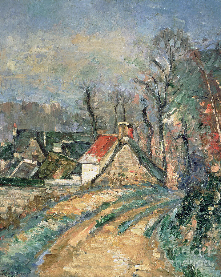 Detour In Auvers Circa 1873 Painting by Paul Cezanne - Fine Art America