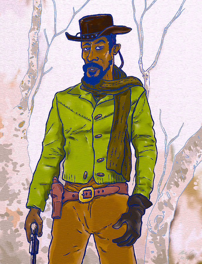 Django Drawing by Marlon Chang - Pixels