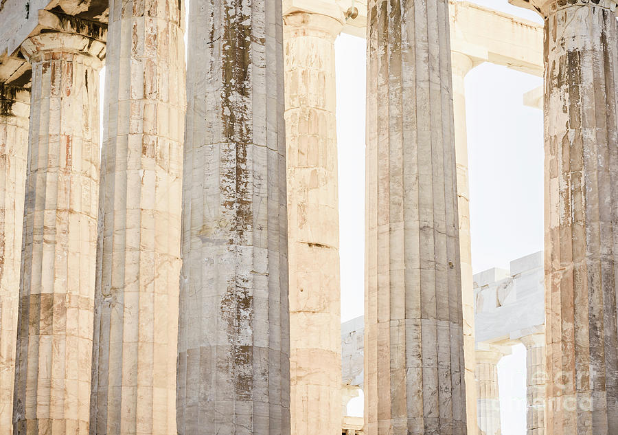 Doric Columns of the Parthenon Photograph by Jason Knott - Fine Art America