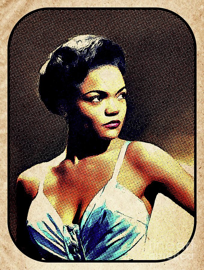 Eartha Kitt, Hollywood Legend Digital Art by Esoterica Art Agency - Fine Art America