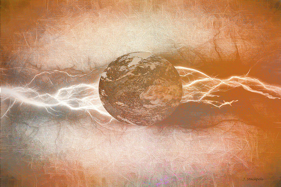 Earth's Electric Energy Digital Art by Jennifer Stackpole - Fine Art ...
