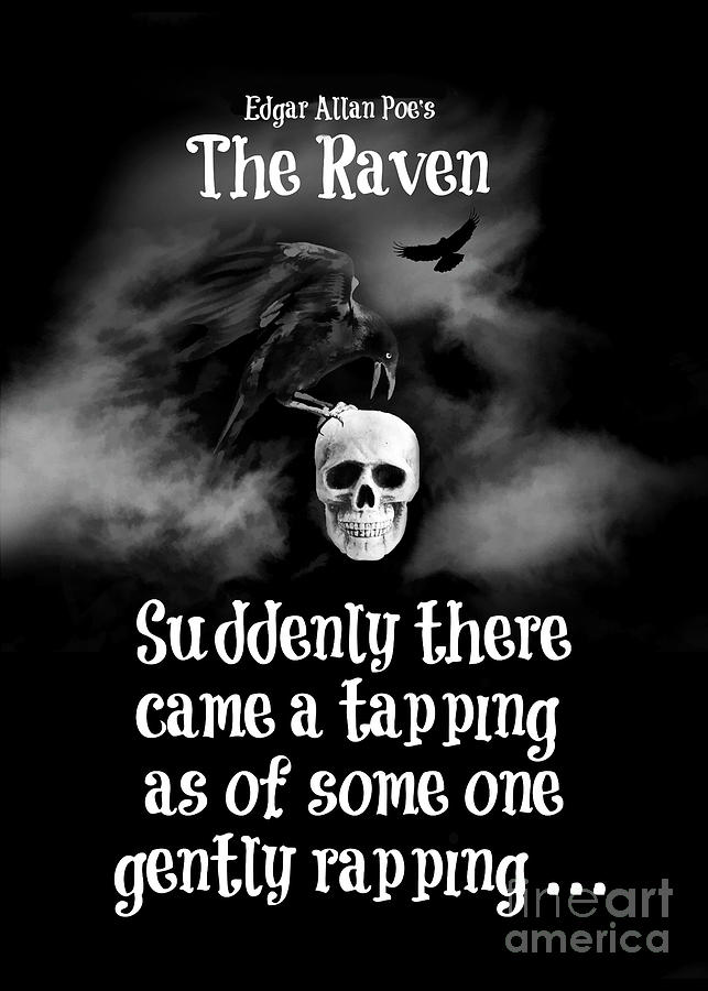 Edgar Allan Poe The Raven Halloween Photograph by Stephanie Laird ...